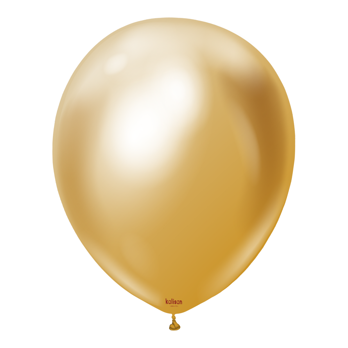 12 inch Kalisan White Gold Mirror (Chrome) Latex Balloons - 50 PC BAG ...