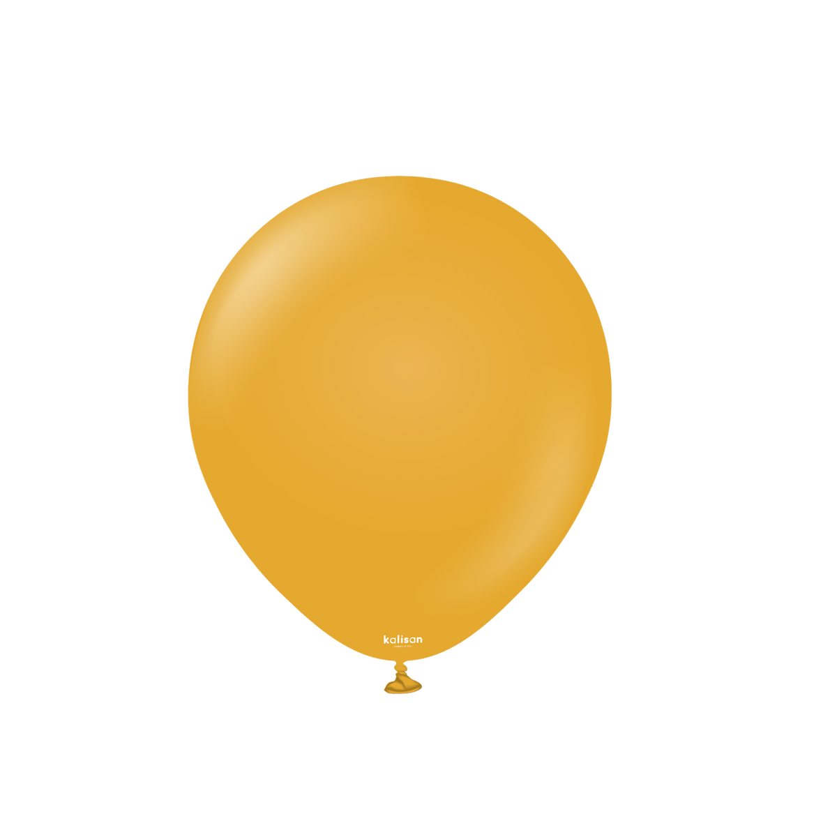 5 inch Kalisan Mustard Latex Balloons- 100 PC Bag| California Balloons ...